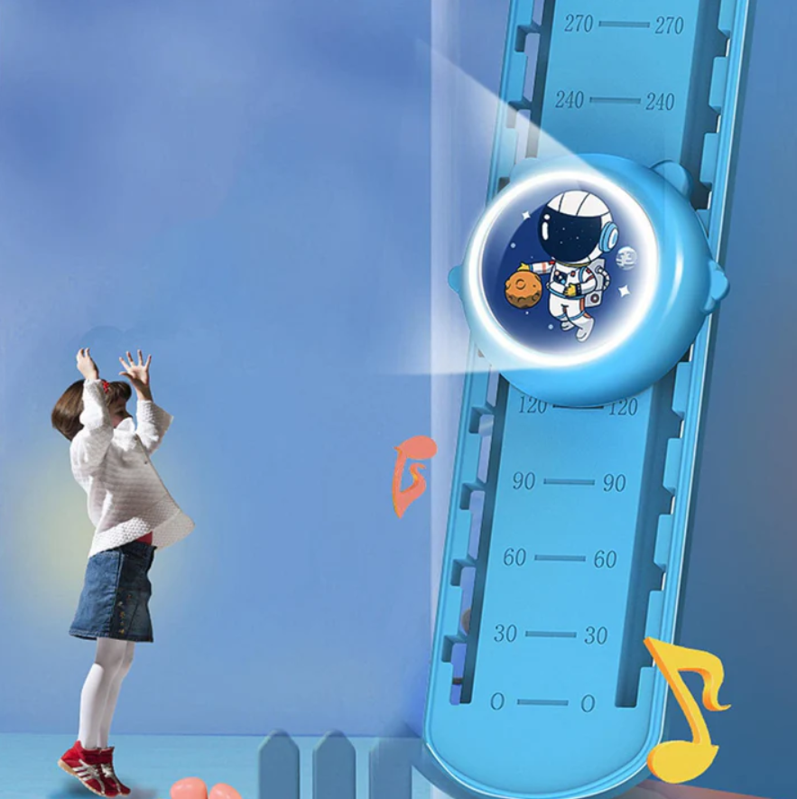 10 Positions Kids Growth Wall Height Jump Trainer with Height Stickers